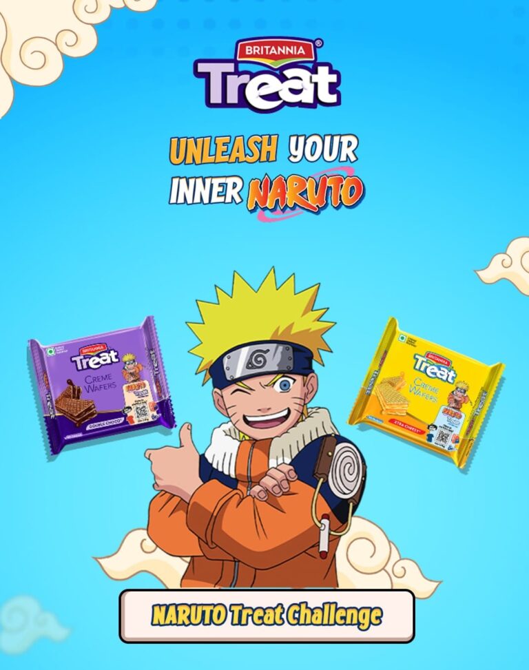 Britannia Naruto Treat Challenge QR Code – Win ₹50 UPI Cash
